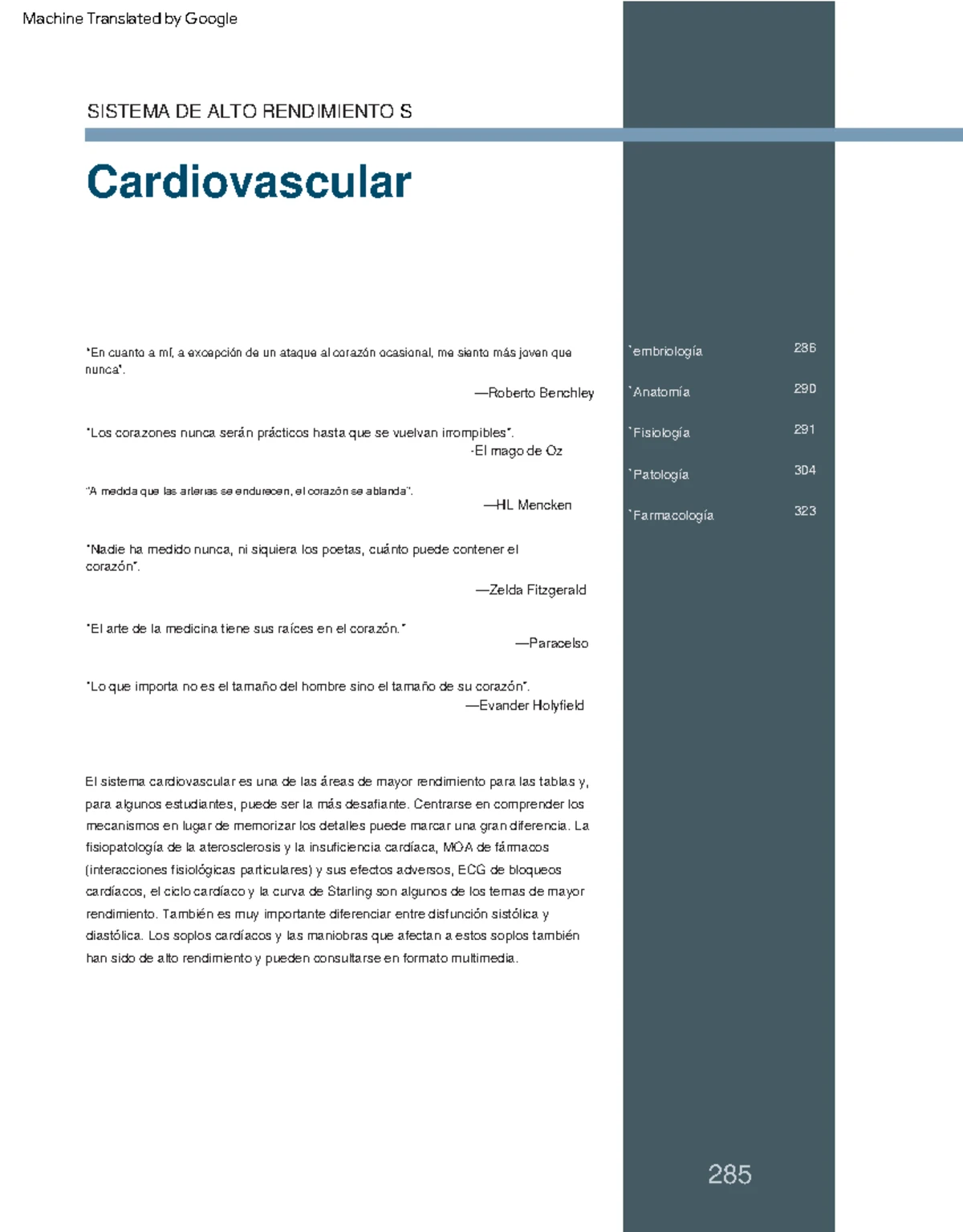 Primeros Auxilios 2024 USMLE Step 1 Cardiovascular en Español - Studocu