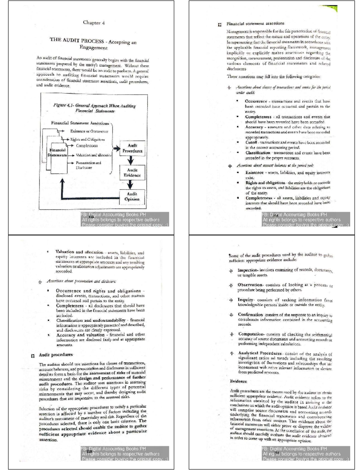 Chap 4 Aud Financial Statement Assertions And Audit Process Overview 9946