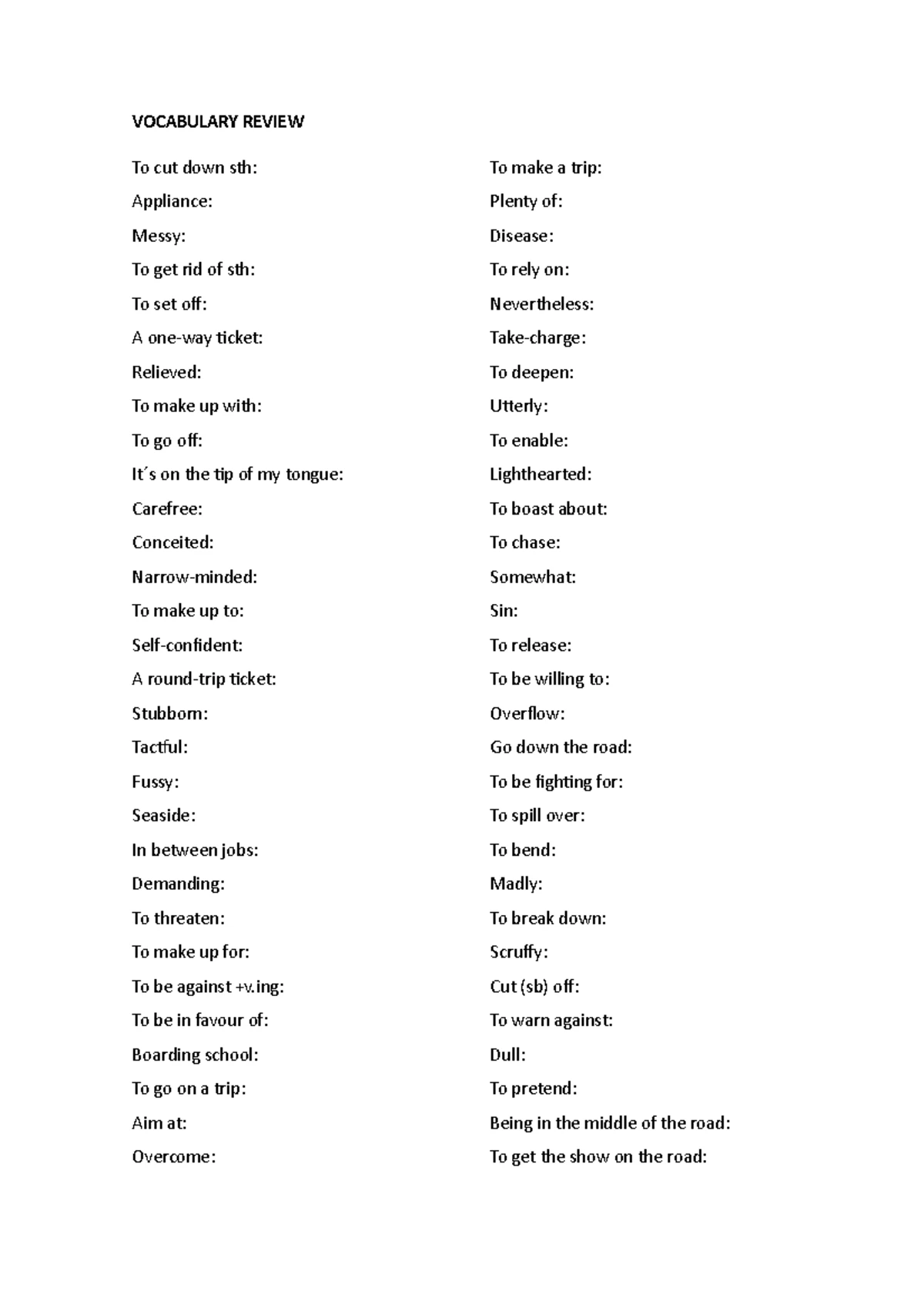 Rephrasing - examen b2 - WWW.INTERCAMBIOIDIOMASONLINE | Marc Andrew ...