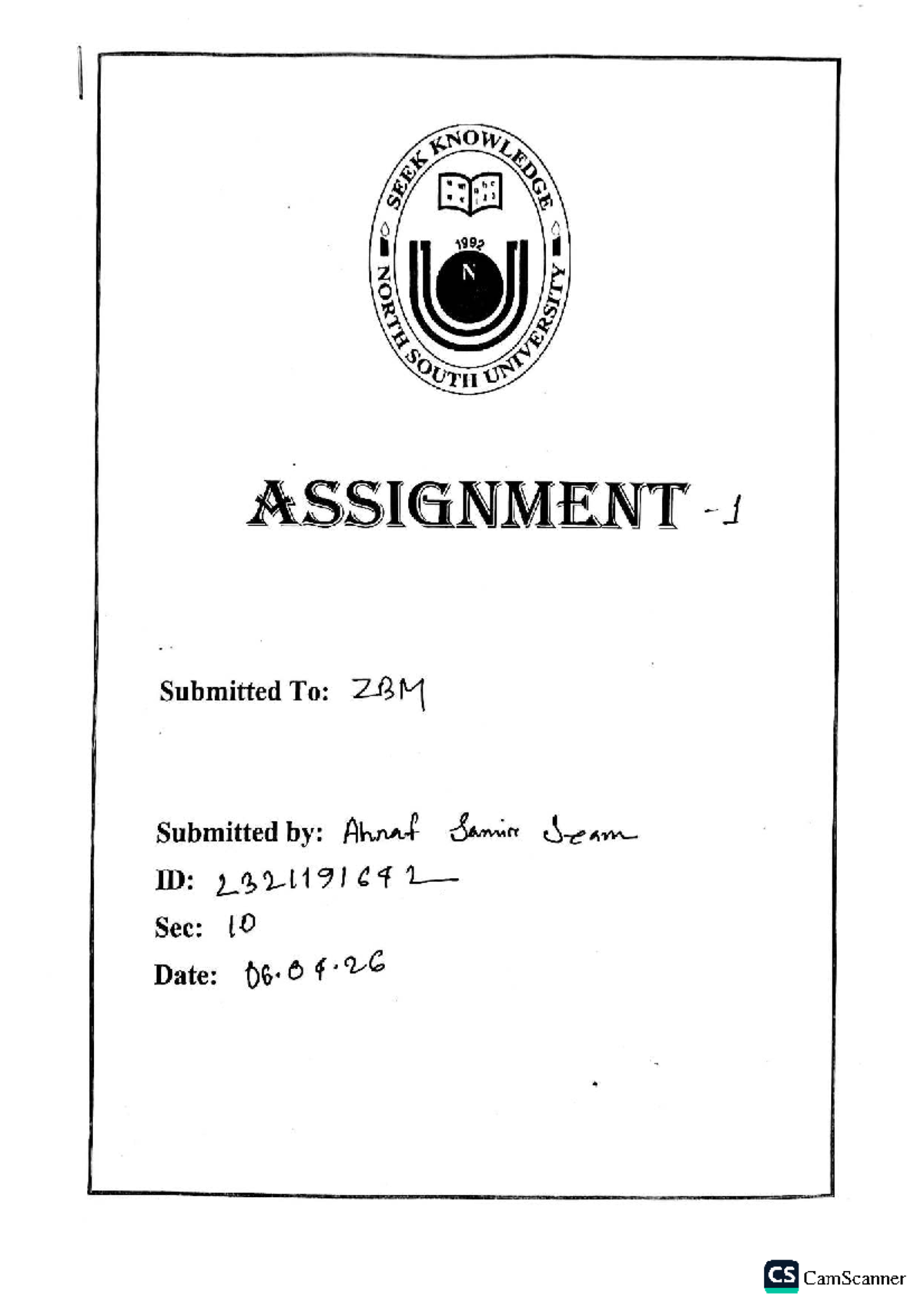 Physics Assignment 1: Analysis and Solutions - Studocu
