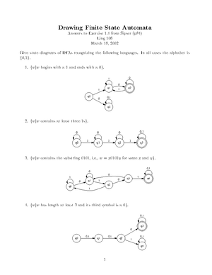 TD 9 TM - Complexity Theory TD 9 Turing Machine - 1 2ND YEAR - ENSIA ...
