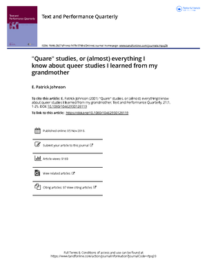 The Socio-Political Dimensions of Black Queerness: Insights from Quare ...
