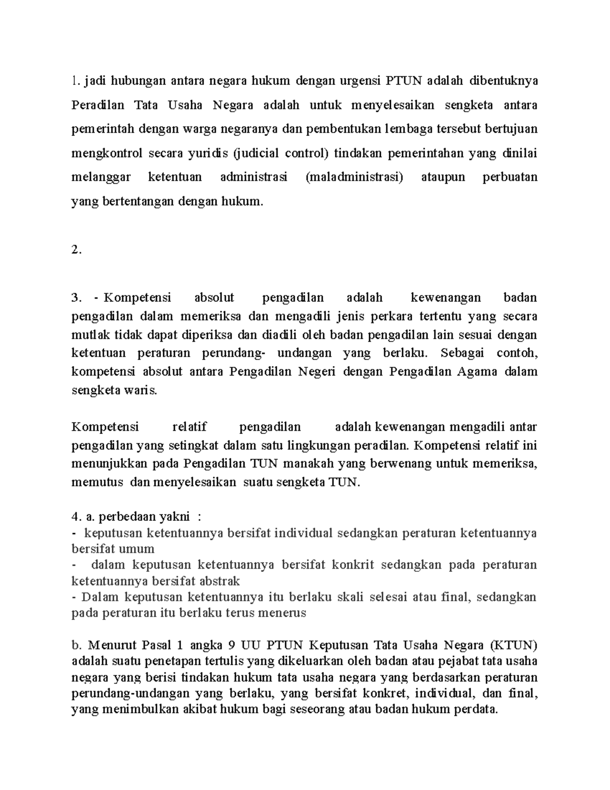 Jawaba uts hatun - idk - jadi hubungan antara negara hukum dengan ...