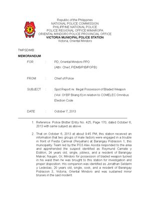 L.-Investigators CSI Form-Format - Annex G- CSI Form 6: IOC ...