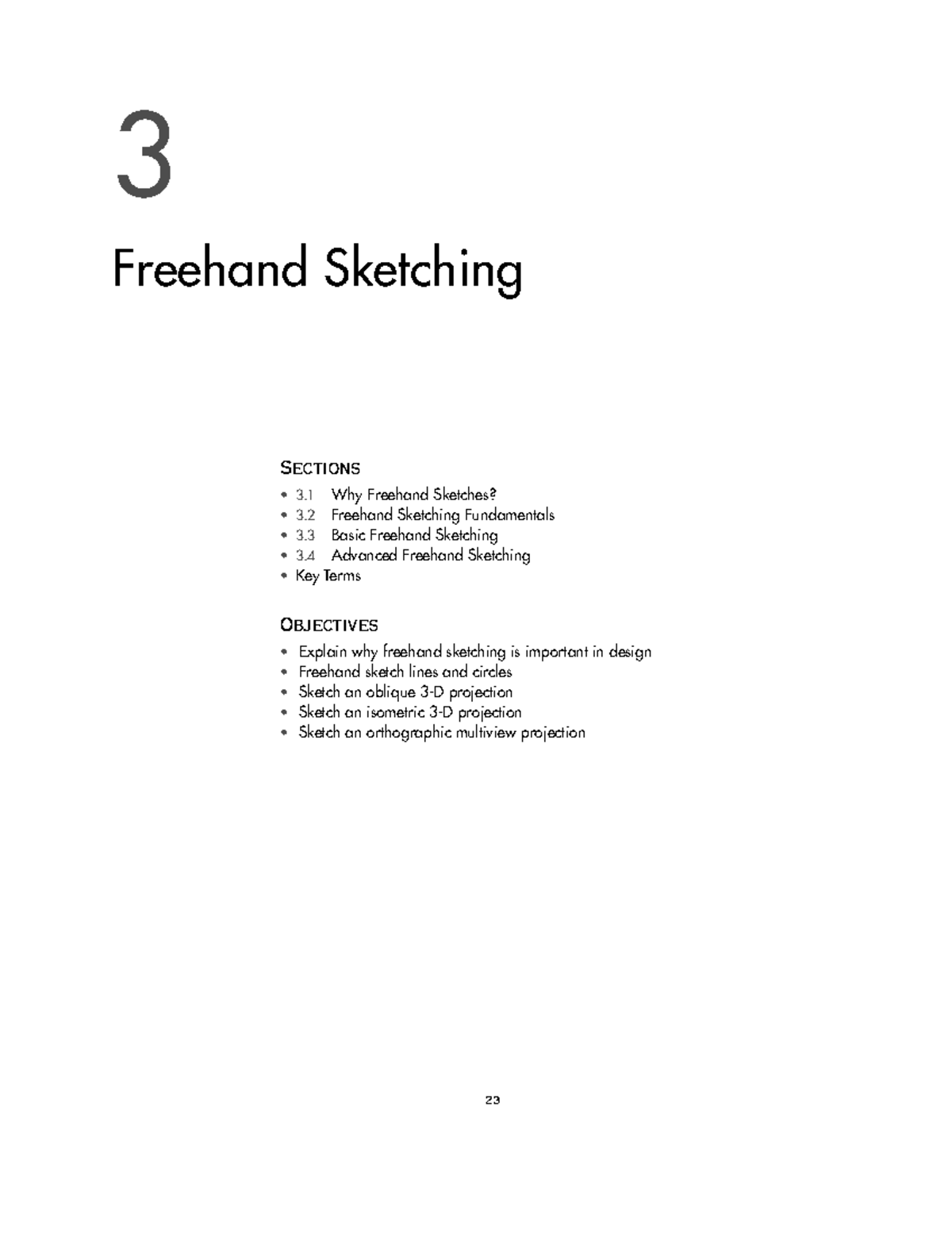 Chapter 3: Freehand Sketching Techniques for Engineering Design - Studocu