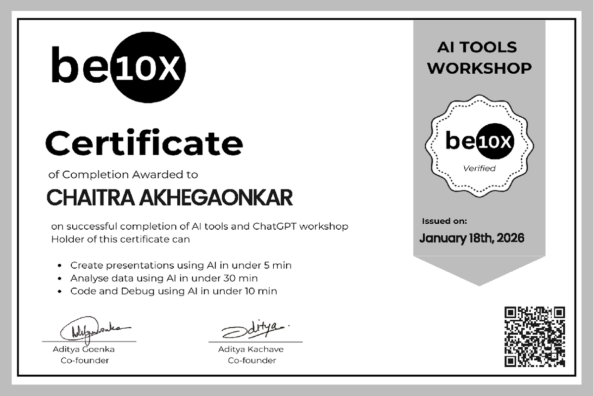 Certificate of Completion: AI Tools Workshop (be1ox) - Studocu