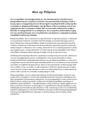SS5 Aralin 11 (module) - KABANATA XI MGA LIHAM NI DR. JOSE P. RIZAL Matapos maibigay ang mga ...