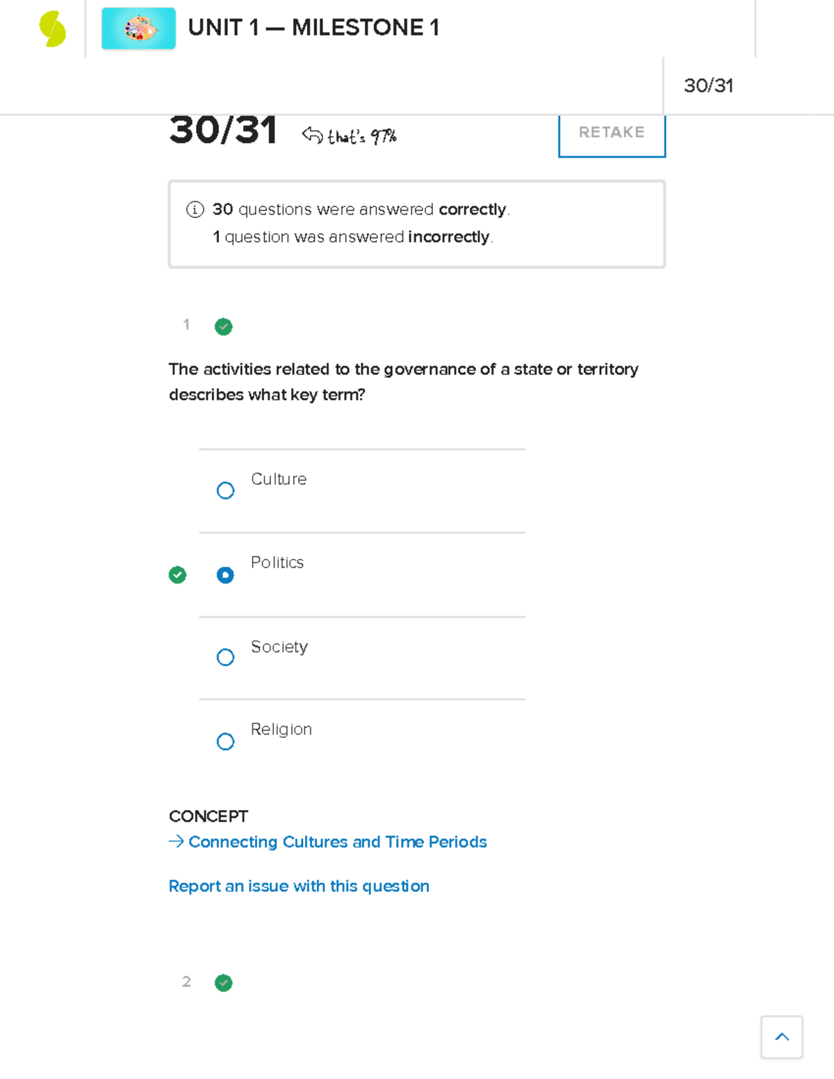 Sophia Art History 101 - Unit 1 Milestone 1 Study Guide - Studocu