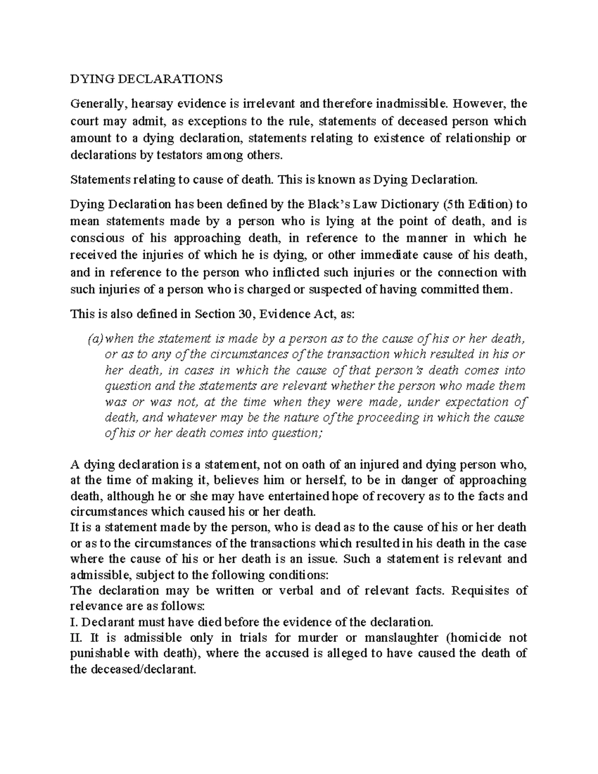 Penal Code Act - Comprehensive Overview and Key Sections - Studocu