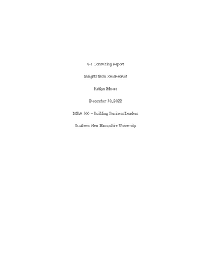 2-1 Consulting Report- Insights from Trader Joe’s - 2-1 Consulting Report: Insights from Trader ...