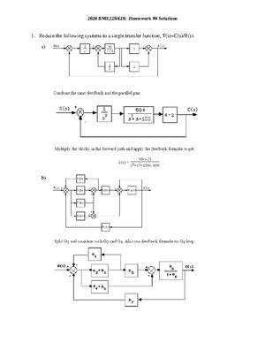 HW6 solns 2020 - Homework 6 solutions - 2020 BME 228/428: Homework #6 ...