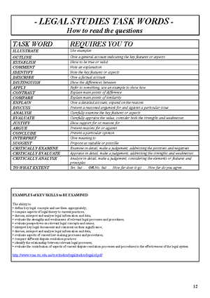 Vce legal studies unit 3 4 notes - VCE Legal Studies - Unit 3: AOS 1 1A ...