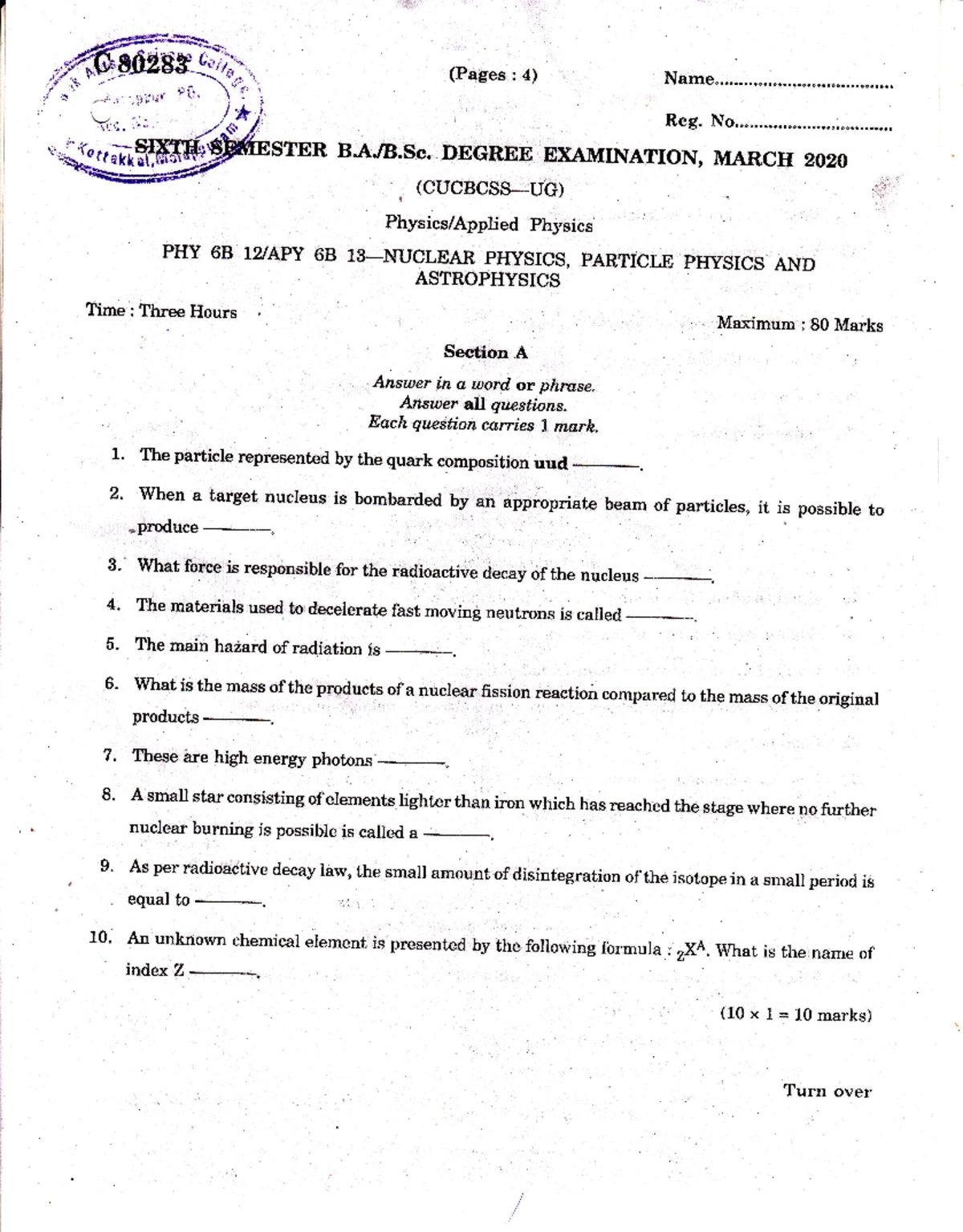 Lecture 14 Structure Of Nuclei - 14. Structure of Nuclei Particle and ...