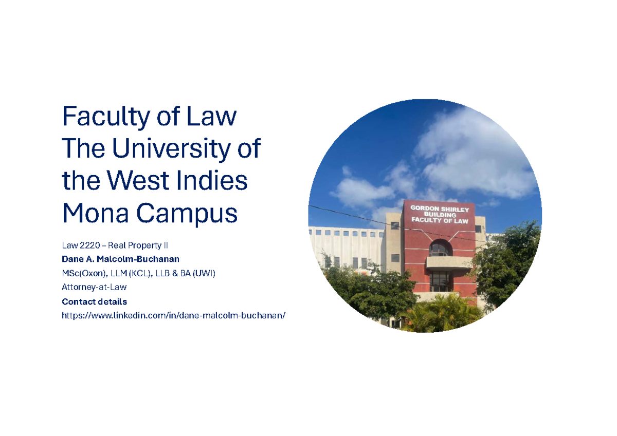 RP II Lecture 8: Understanding Strata Mechanisms and Ownership Rights ...