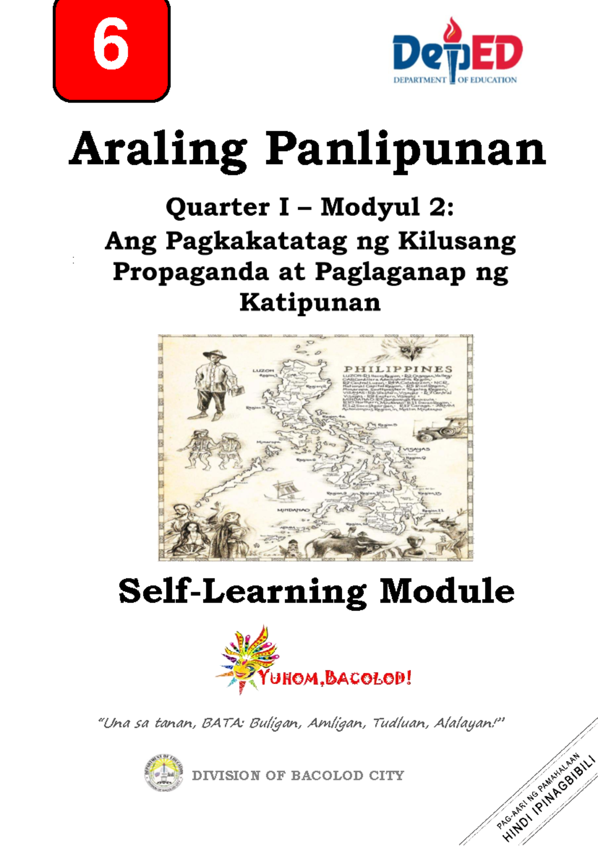 AP6 Q1 M2 - Daily Lesson Log: Kilusang Propaganda at Katipunan - Studocu