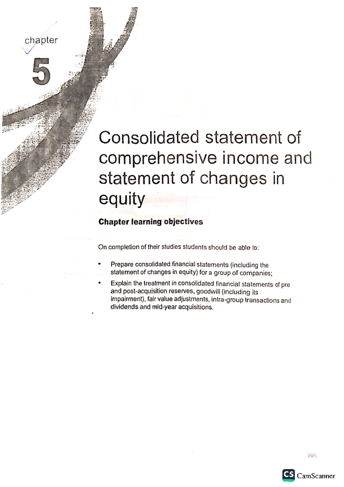 Consolidated Financial Position Analysis - CIMA F2 Chapter 5 - Studocu