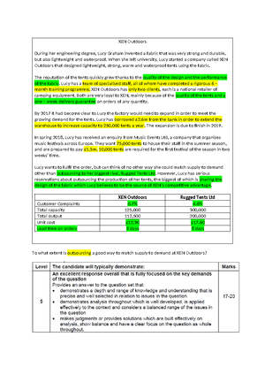 A Level Questions by Topic - 3 What is business? Topic Exam Questions 3 ...