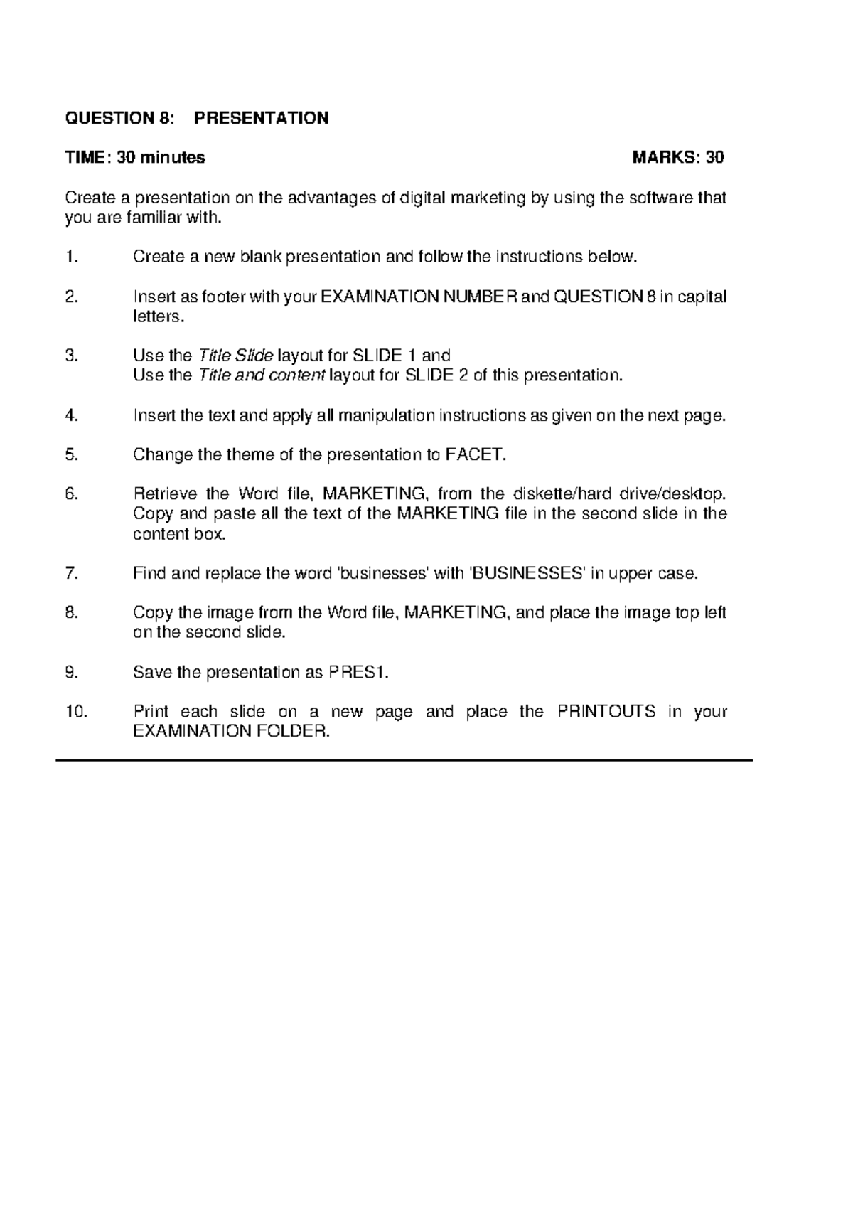 Powerpoint - COMPUTER PRACTICE N4 QP JUNE 2021 Presentation Steps - Studocu