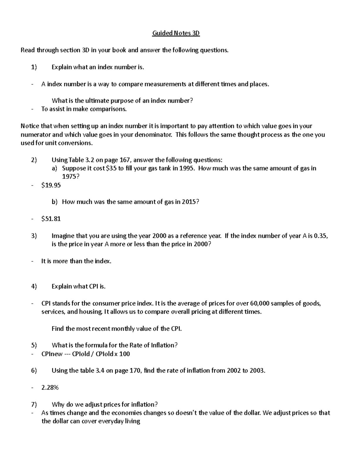 Guided Notes (3D) - Guided Notes 3D Read through section 3D in your ...