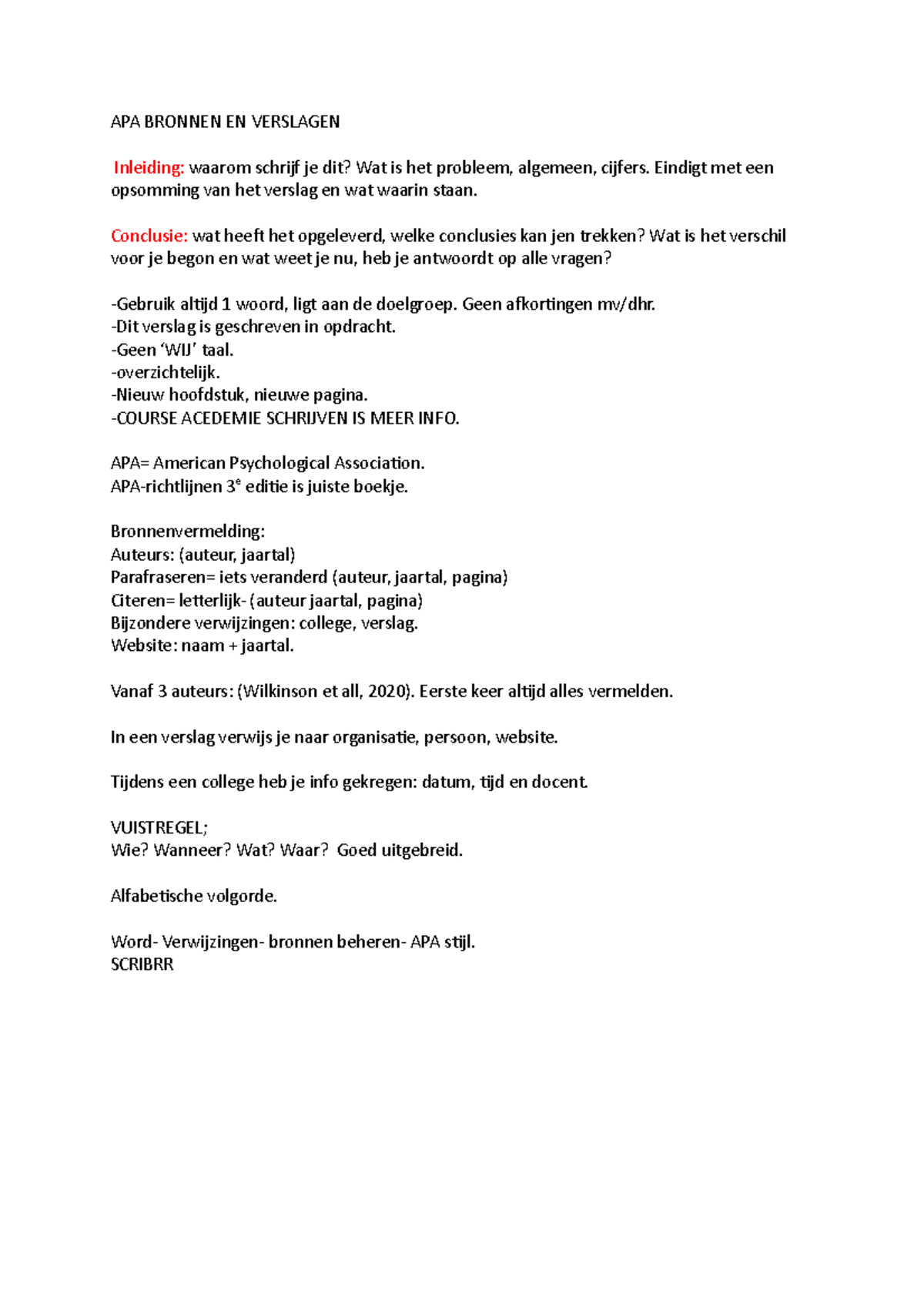 APA Bronnen en Verslagen: Een Handleiding voor Correcte Verwijzingen ...