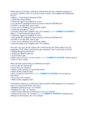 PHTLS 10th Edition Pre and Post Test Exam Questions and Correct Answers ...