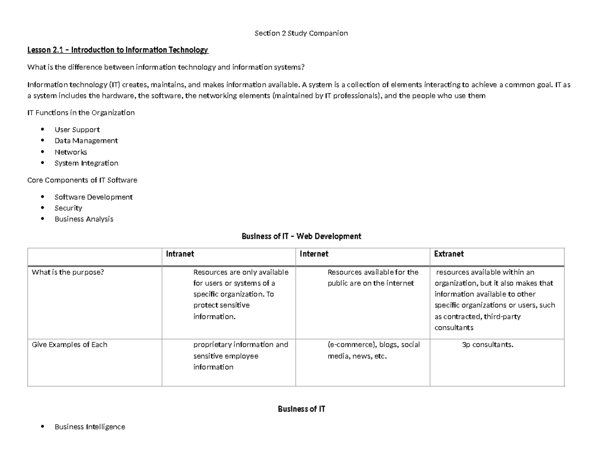 Section 2 - Study Companion-Real - Section 2 Study Companion Lesson 2 ...