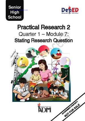 Practical Research 2 Module 4 - - Studocu