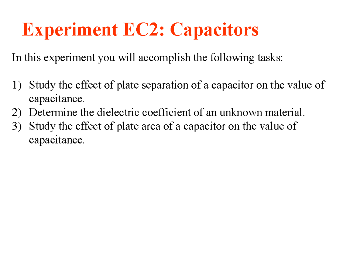 158-EC2 Intro Hayden rev 1 - Experiment EC2: Capacitors In this ...
