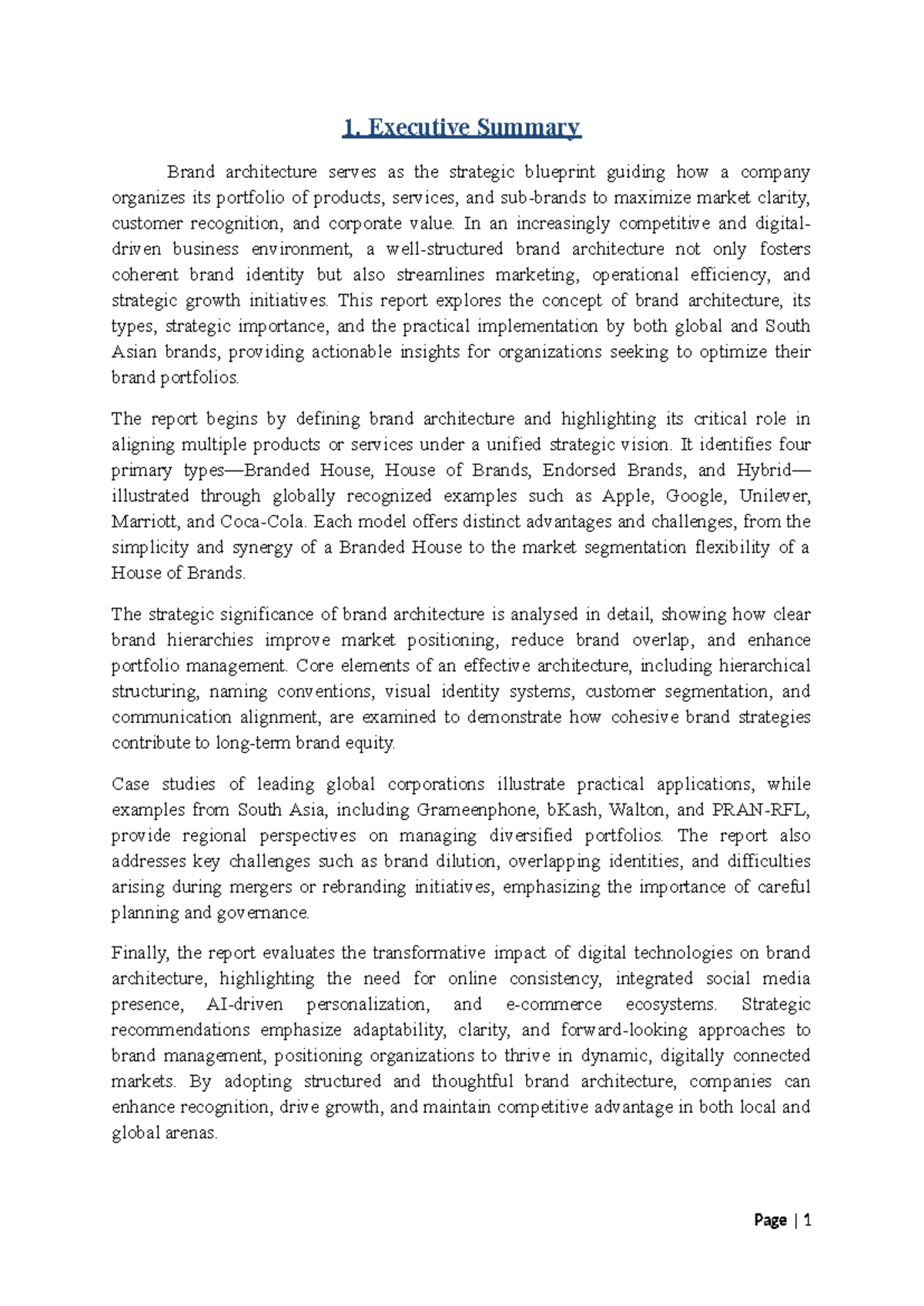 Brand Architecture - Practical Notes on Strategic Frameworks and Case ...