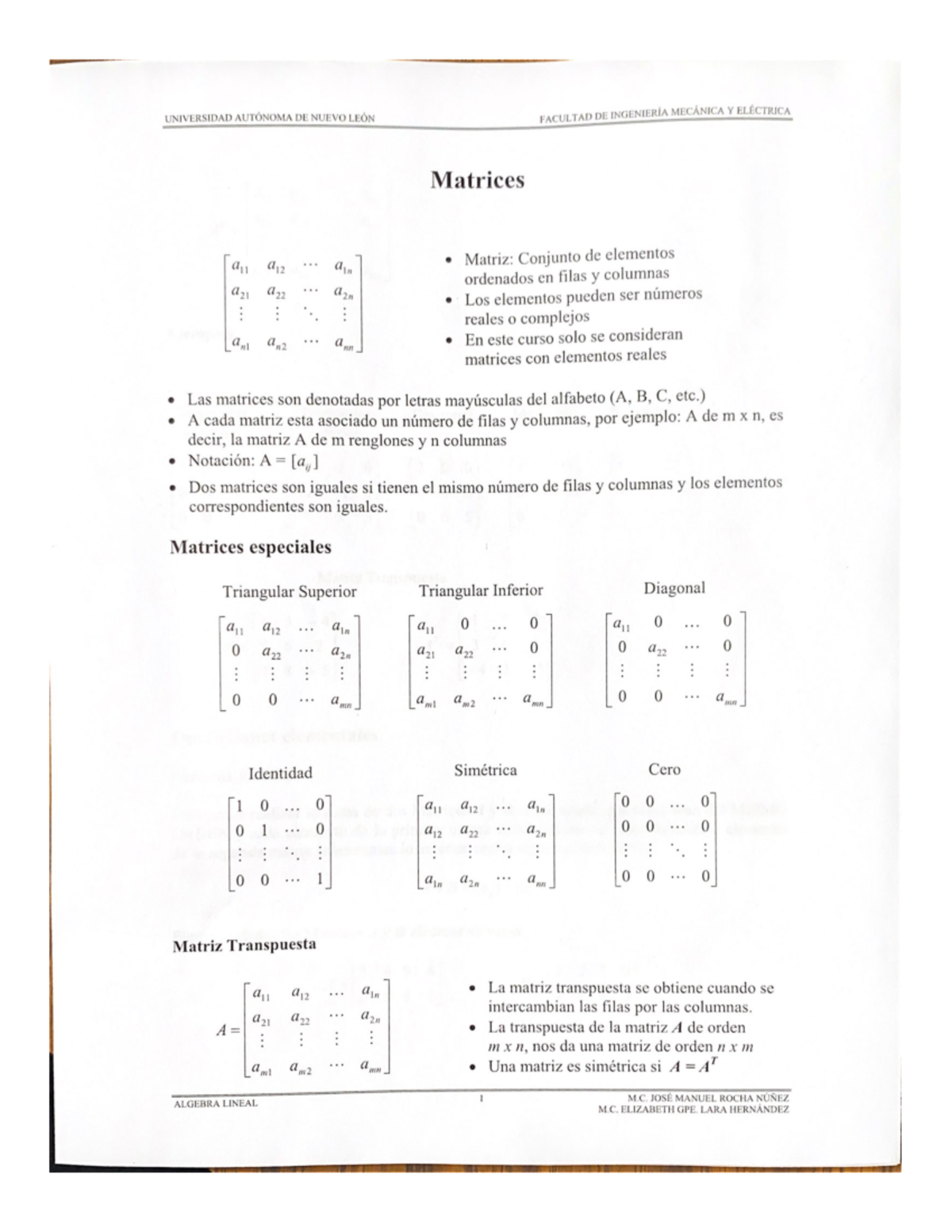 ALG LIN-1 - Material de apoyo - UNIVERSIDAD AUTÓNOMA DE NUEVO LEÓN ...