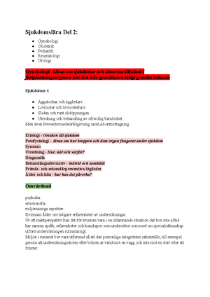 [Solved] Vid sjukdom r fenomenet frndrad kropp vanligt frekommande Ge ...