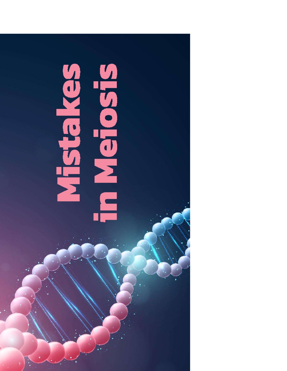 Genetic Variation in Meiosis: Errors and Testing - Studocu
