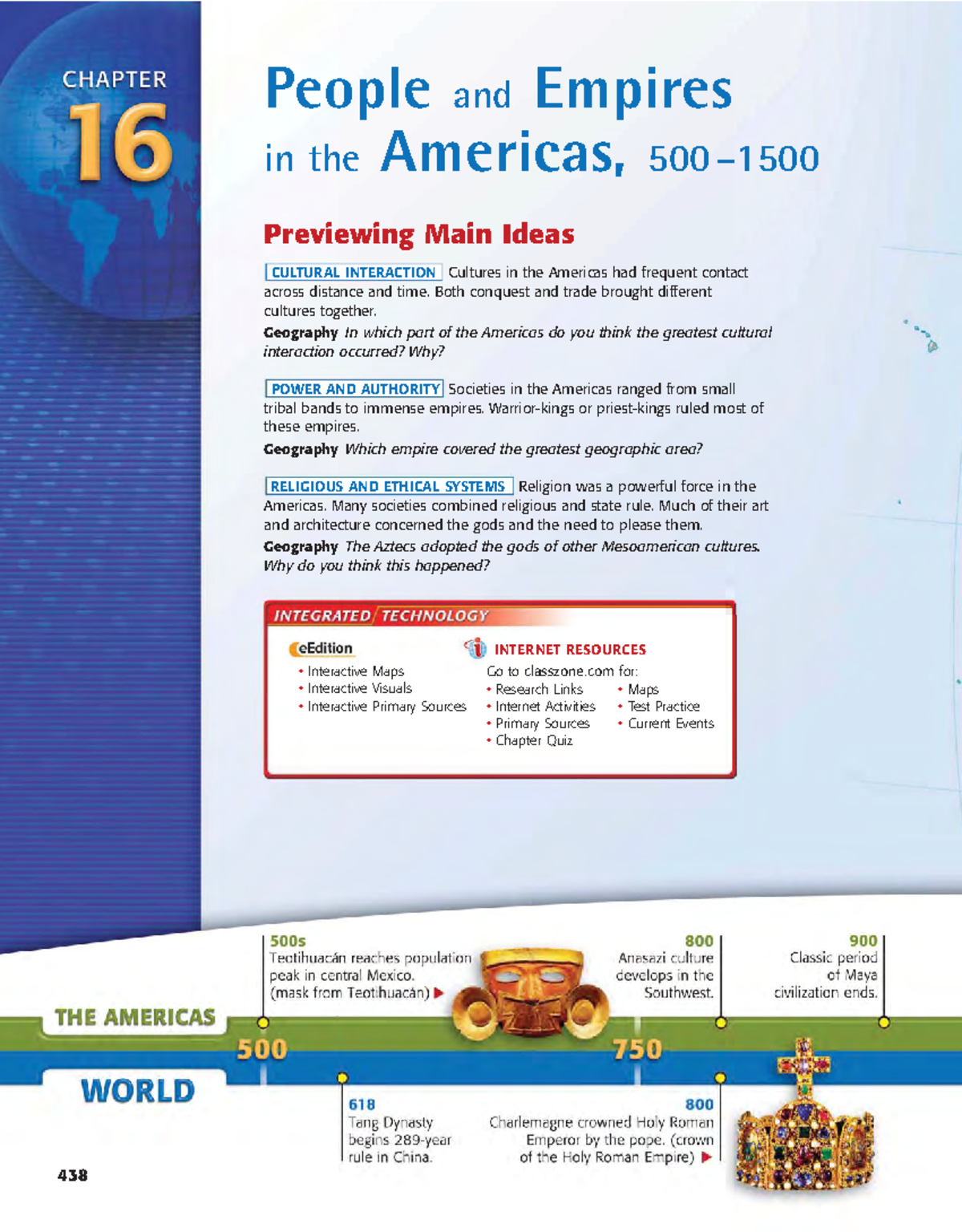 Chapter 16: Peoples and Empires in the Americas (500–1500) - Studocu