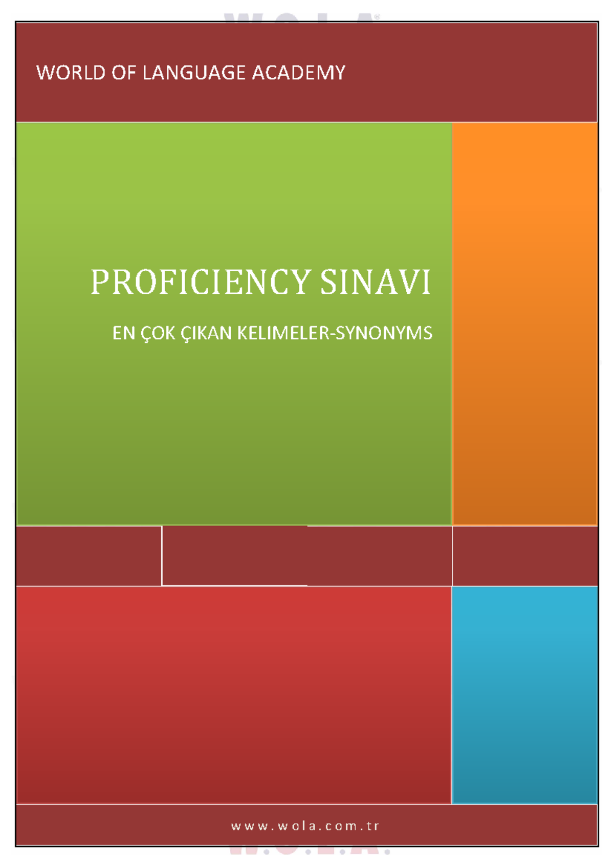 BAU Proficiency Synonyms Vocabulary: Key Terms and Definitions - Studocu