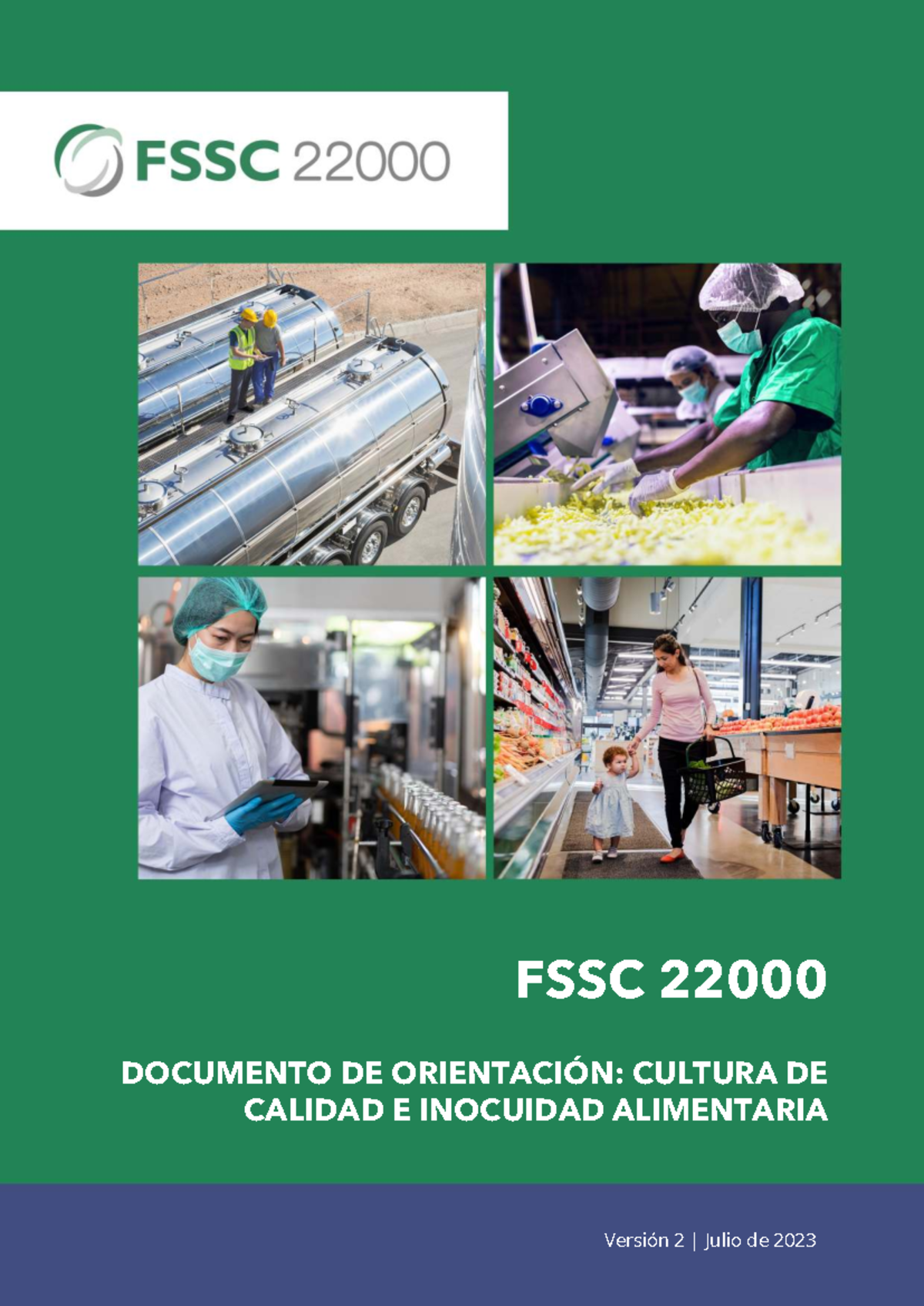 Guía de Cultura de Calidad e Inocuidad Alimentaria FSSC V6 - Studocu