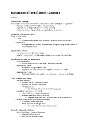 Management Williams Chapter 1 - Management 2 nd lesson – Chapter 1 What ...