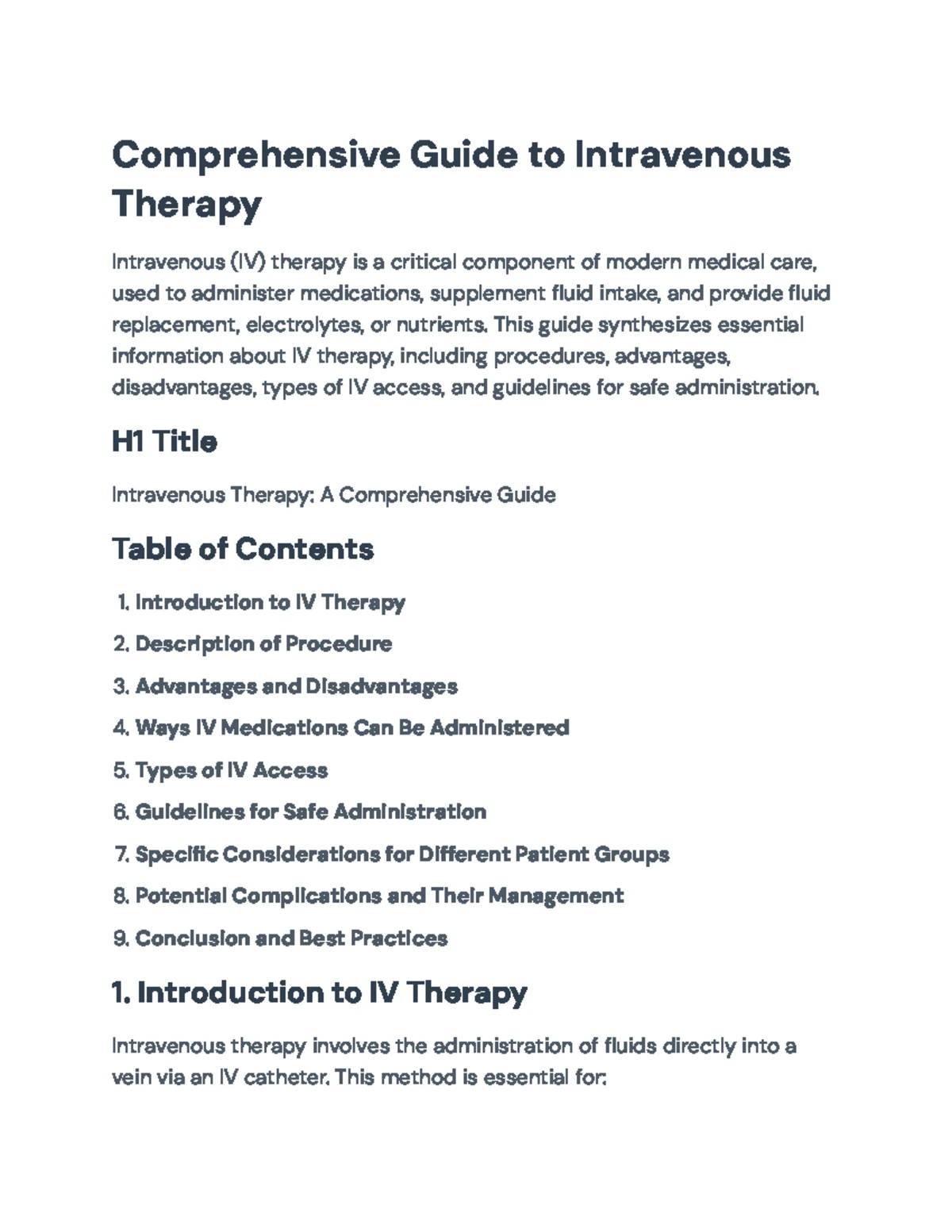 Comprehensive Guide to IV Bolus Medication Administration (Nursing 201 ...