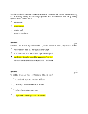 Chapter 1 Assignment - Shell Case Study - HRM 1200 – Chapter 1 ...