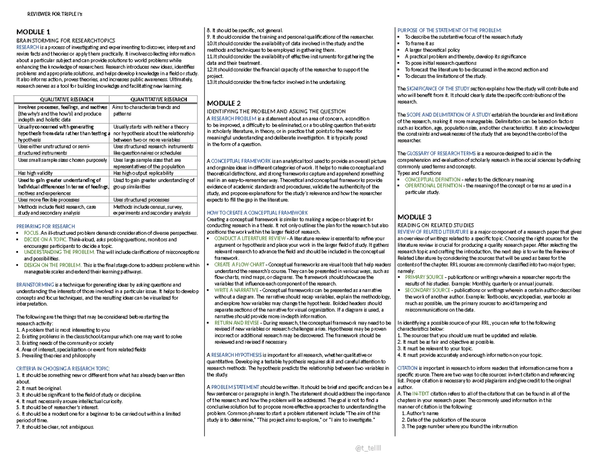 Sample Thesis Paper Using Imrad - A Quantitative Study of the Impact of ...