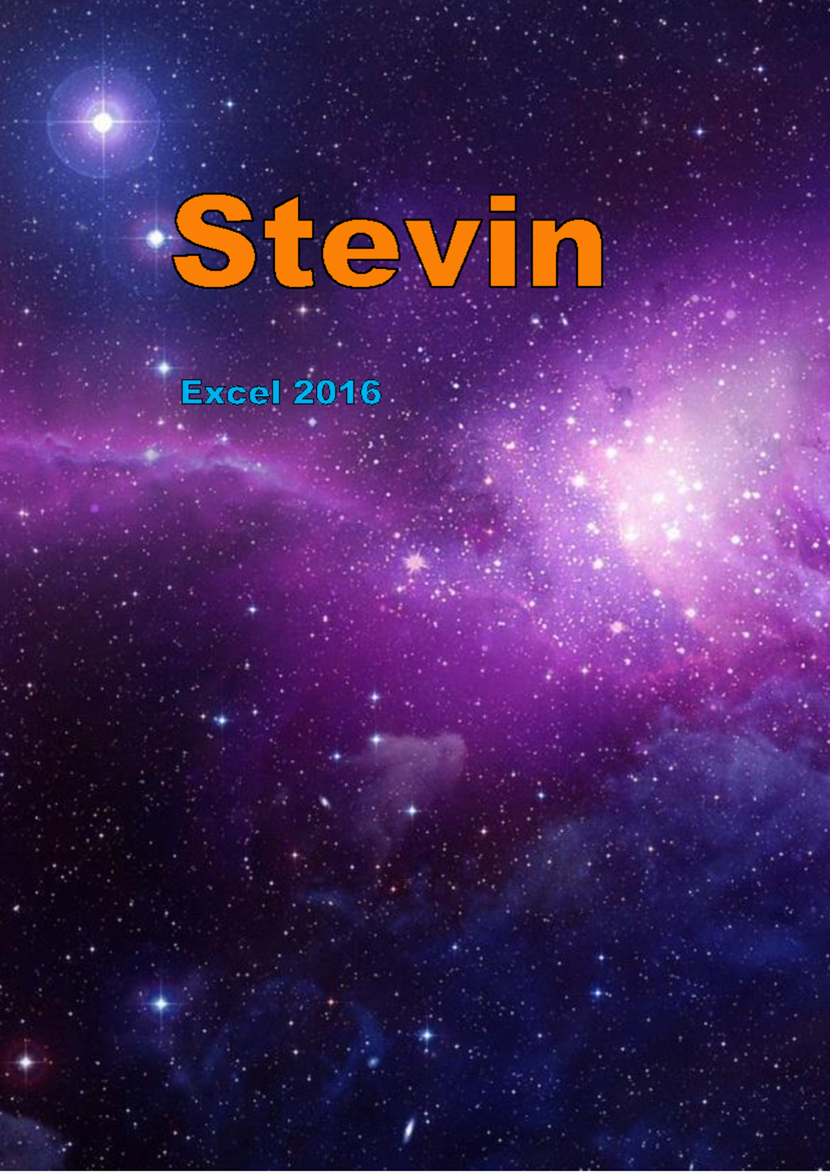 Stevin Excel 2016 - H1-H4 Uitleg en Opdrachten - Studeersnel