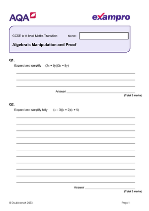 A Level Mathematics and Further Mathematics - Bicen Maths Links - AS ...