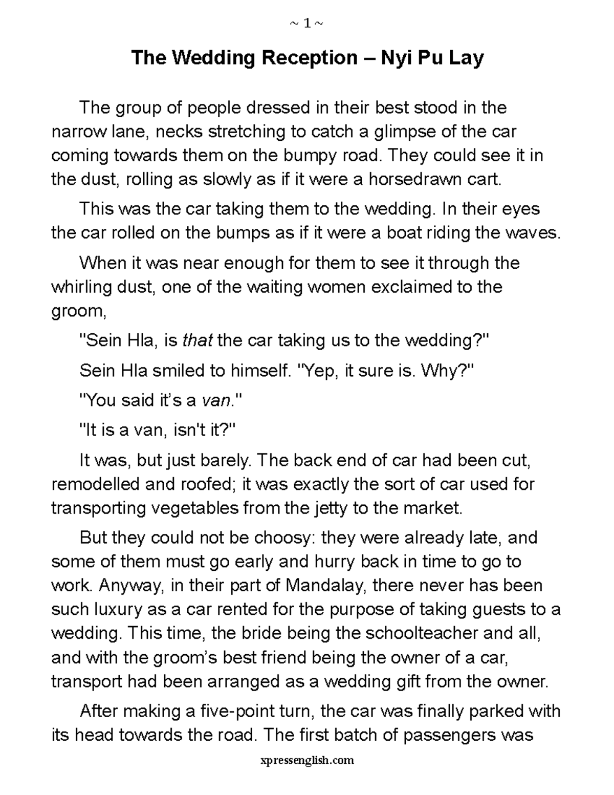 Wedding Reception Insights: A Glimpse into Nyi Pu Lay's Celebration ...