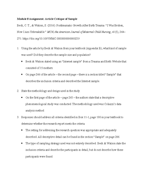 Module 6 Assignment - kantor research - Jiana S Babu Module 6 ...