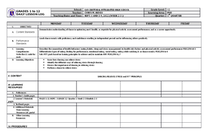 HOPE 4 Q3 ML1 PHYSICAL EDUCATION - HOPE Health Optimizing Physical ...