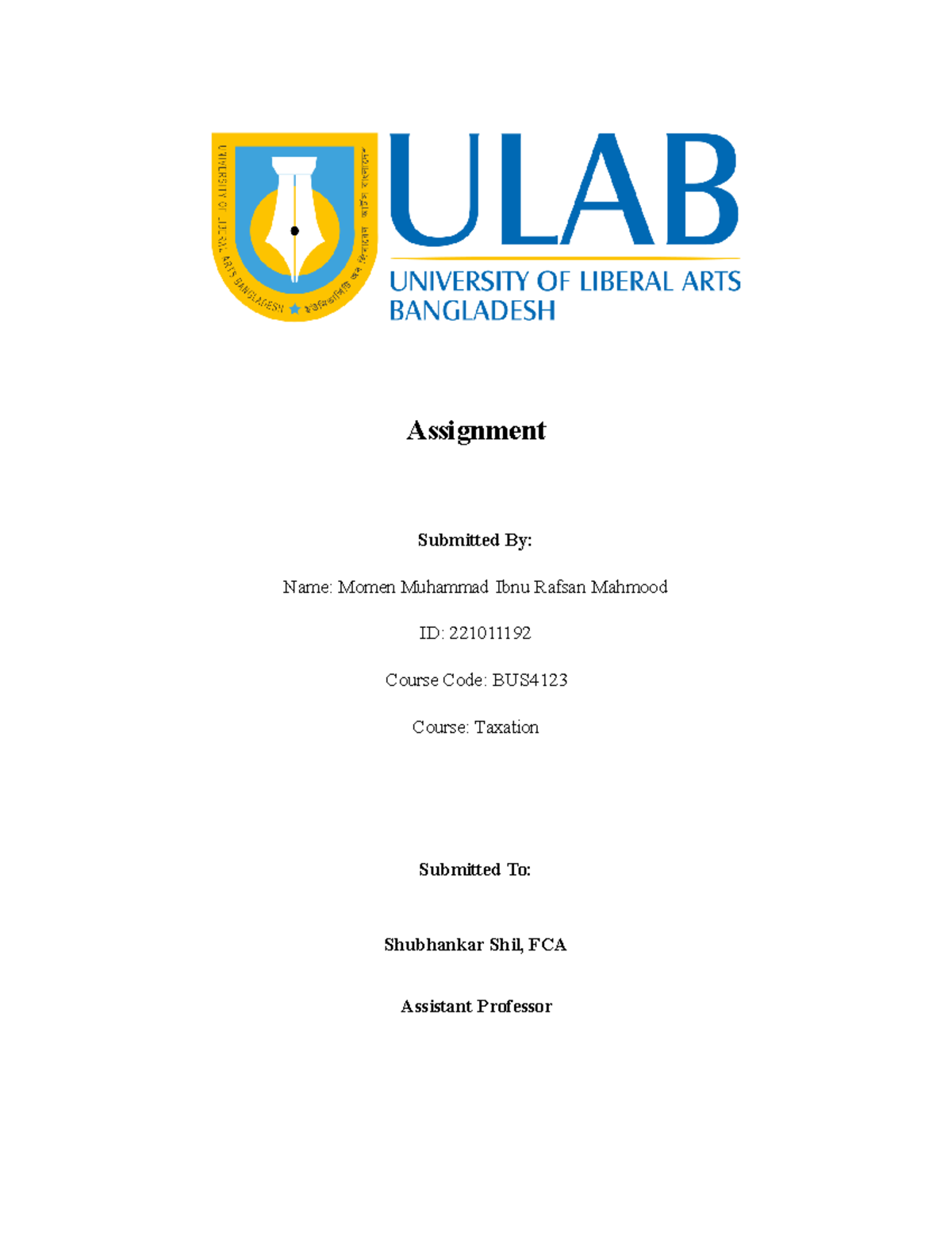 BUS4123: E-Tax Return System: Fear of Scrutiny in Bangladesh - Studocu