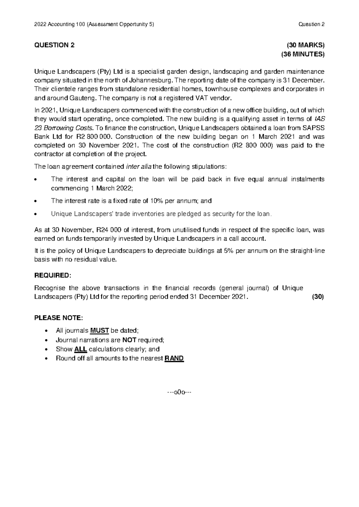 2024 ACC 100 Chapter 16 Practical Class Q2 Analysis and Solutions - Studocu