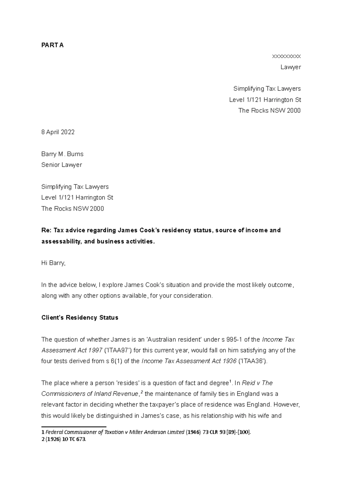 Tax Deductions and Offsets Overview - Section 8-1 Summary (ITAA 1997 ...