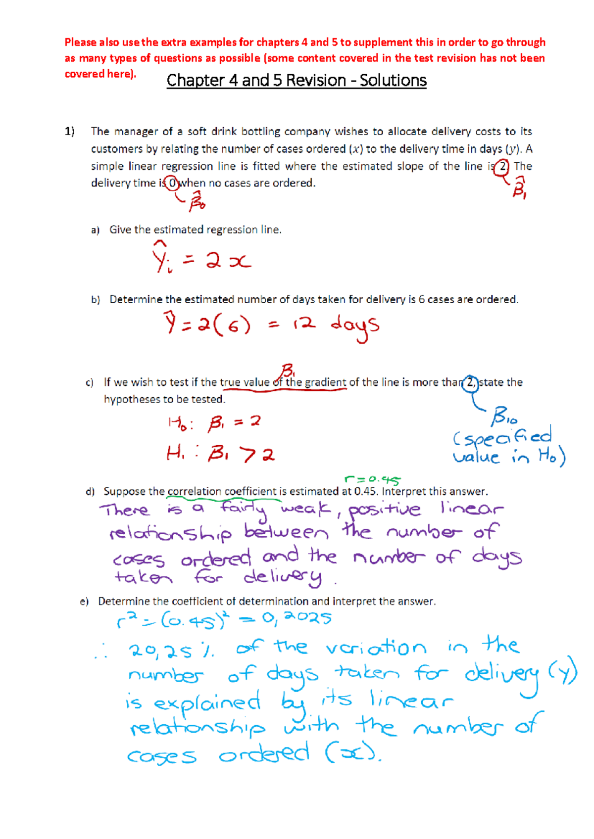 STAT140 Chapter 4 & 5 Revision Solutions with Examples - Studocu