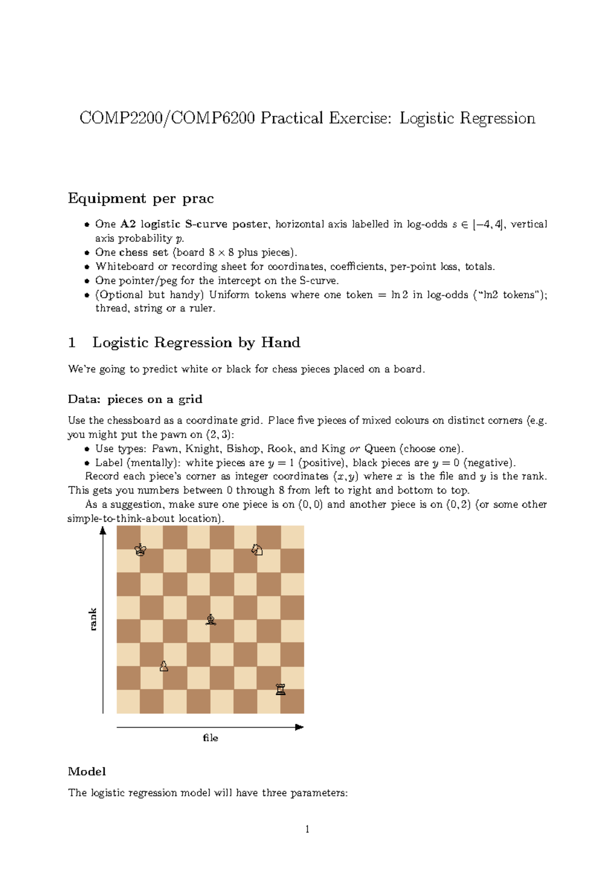 Logistic Regression Practical Exercise: Week 3 A2 - Studocu