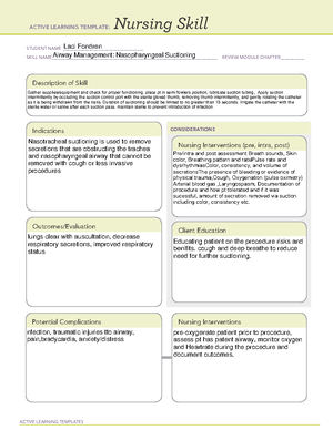 Hip arthroplasty ati template - Nur2218 - ACTIVE LEARNING TEMPLATES ...